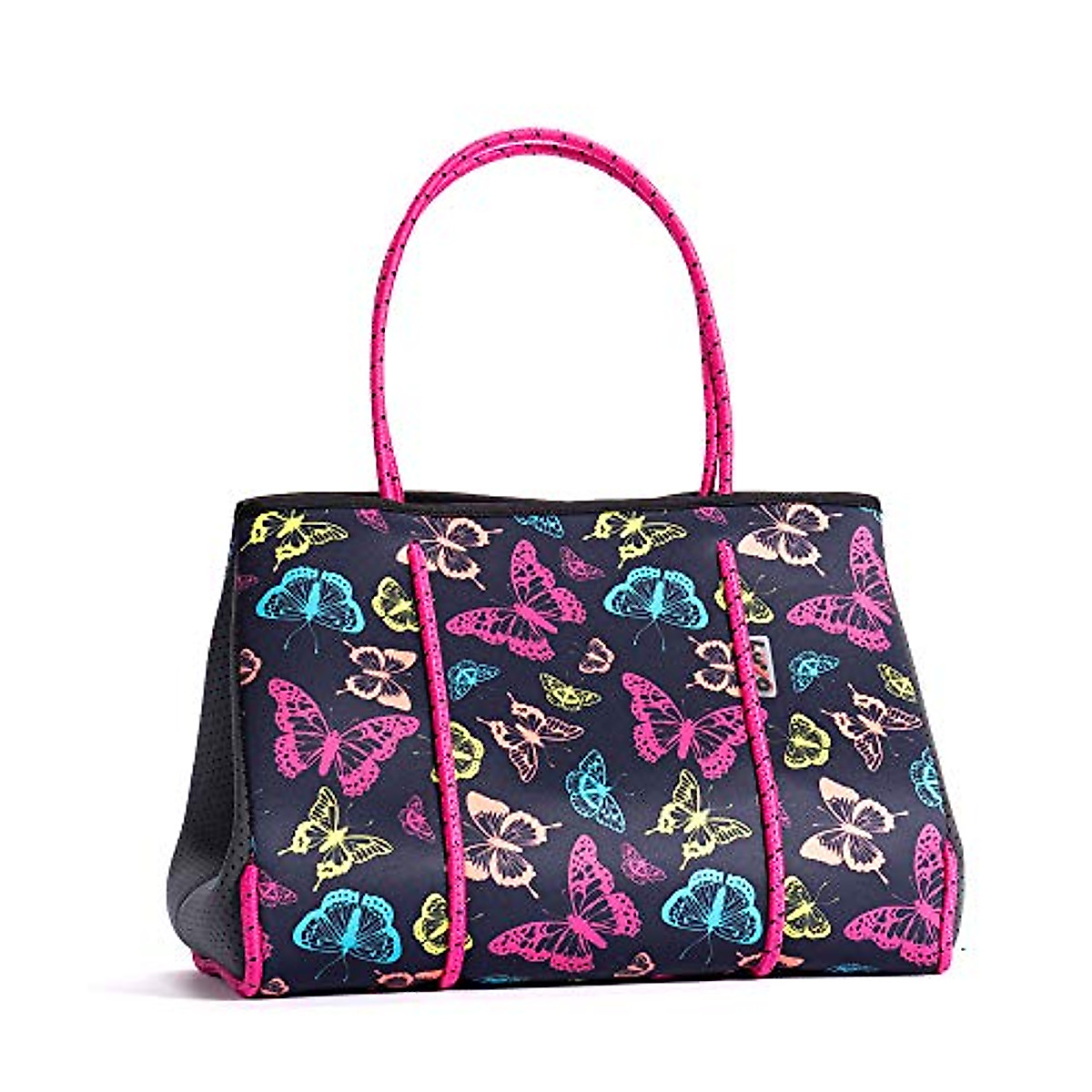 Luvo - Women's Neoprene Phantom Tote Handbags - Travel - Butterfly