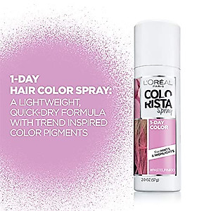 L’Oréal Paris Hair Color Colorista 1-Day Spray, Pastelpink, 2 Ounce