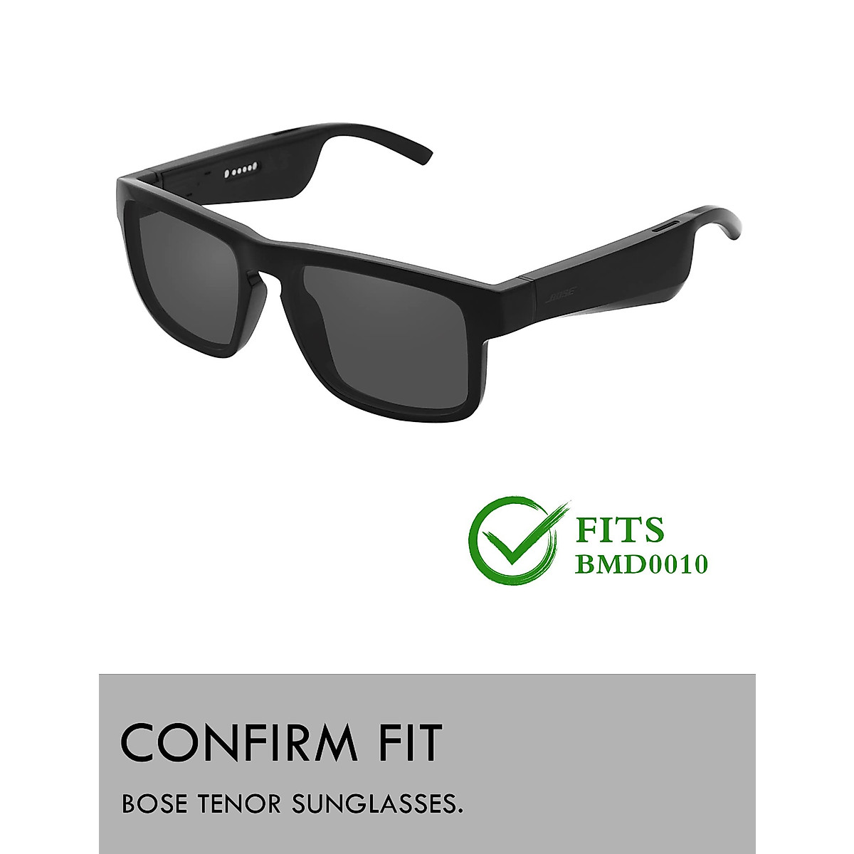 Raydi Polycarbonate Replacement Lenses for Bose Tenor BMD0010 Sunglasses - Silver Titanium Mirror - Polarized