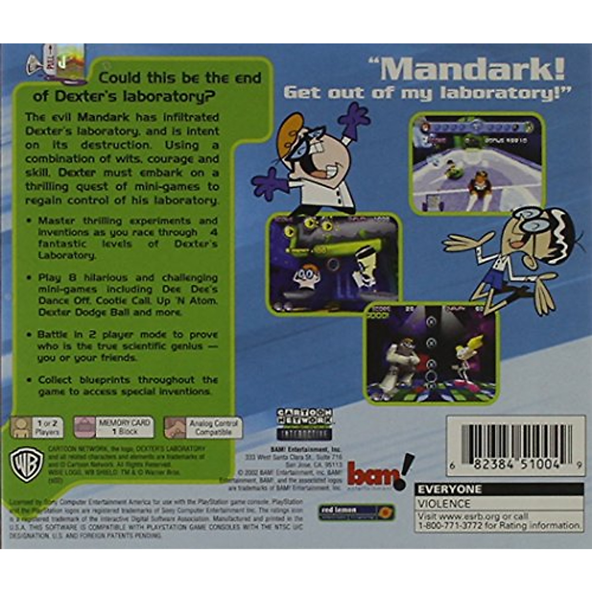 Dexter's Laboratory: Mandarks Laboratory - PlayStation