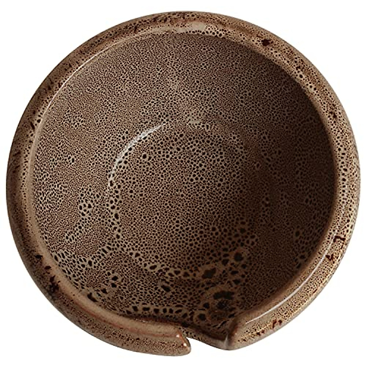 Deals of Today - ABHANDICRAFTS 6" Brown Ceramic Yarn Bowl Knitting Ball Holder Yarn Storage Bowl Crochet All Men Women