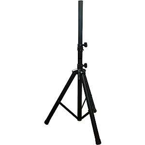 Alphasonik PRO Universal Adjustable Height DJ PA Speaker Tripod Stand Constructed with Heavy Duty Durable Steel Tubing for Strength Security and Light Weight for Easy Mobility Safety PIN, Screw Locks