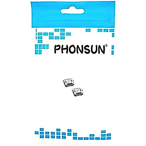 PHONSUN Replacement USB Charging Port for JBL Flip 4 Bluetooth Speakers (Pack of 2)