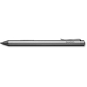 Wacom Bamboo Ink Smart Stylus for Windows Ink Second Generation CS323AG0A, Grey, Small