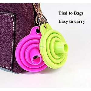 Diamond Painting Funnel Collapsible Silica Gel Diamond Painting Accessories Containers Organizer Storage Tools for Adults 2 Pack