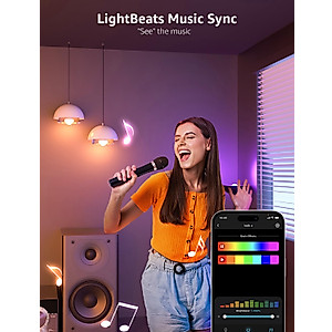 Lepro B1 AI Smart Light Bulbs - WiFi & Bluetooth RGBWW Color Changing LED Bulb Compatible with Alexa & Google Assistant, AI Generated Lighting LLM, AI Voice Control, Music Sync, 2.4GHz Only, 2 Packs