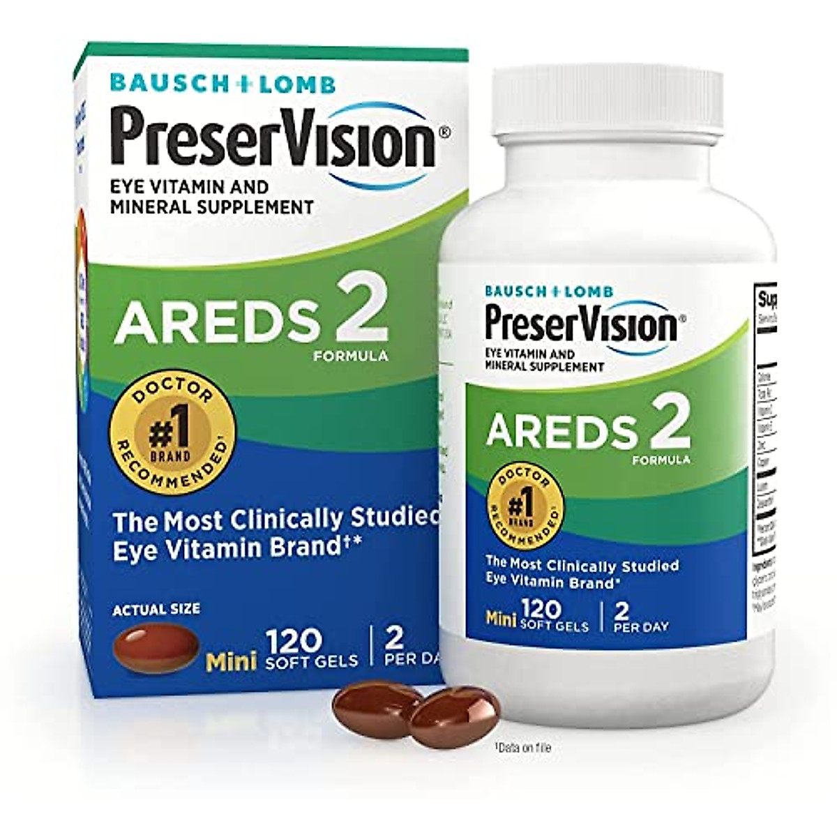 PreserVision AREDS 2 Formula - 120 softgels (New Minigels)