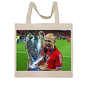 FC Carino Arjen Robben - A Nice Graphic Cotton Canvas Tote Bag FCA #FCAG687517