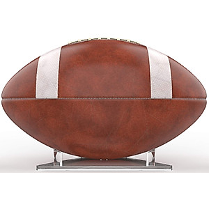 Ball Holder Stand for Footballs Basketballs Volleyballs Soccer Balls - Acrylic Display (Triangular Acrylic)