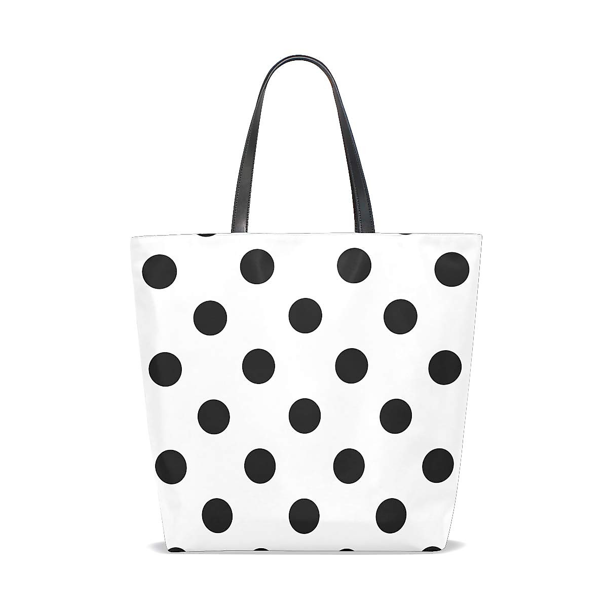 ALAZA Funny Dachshund Dog Black Tote Bag Purse Handbag for Women Girls (Color 9)