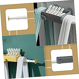 Veemoon Hanger Storage Rack Foldable Garment Rack Multipurpose Hanger Clothes Organizer Rack Hanger Holder Rack Retail Display Rack Hanger Stacker Clothes Hanger Storage Rack Pp Shelf 1pc