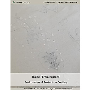 ONOEV Round Fabric Storage Bin,Decorative Basket,Organizer Basket with Handles,for Clothes Storage,books and sundries(Forest deer), 19.7inch(H) x 15.7inch(D)