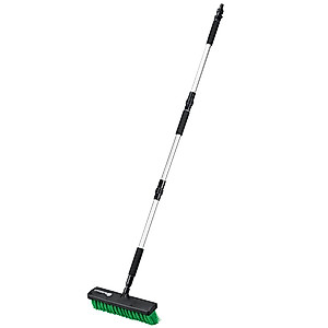 Water Jet Broom, Included Brush for Easy Cleaning, 2 Section Interocking Handle - Measures 48" Long