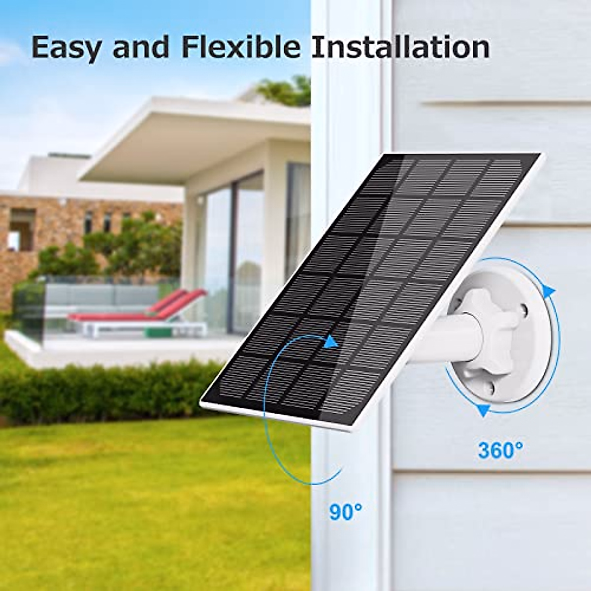 Unilook 3W Solar Panel, Only Works for Unilook Wireless Camera（Compatible with Type C Interface）