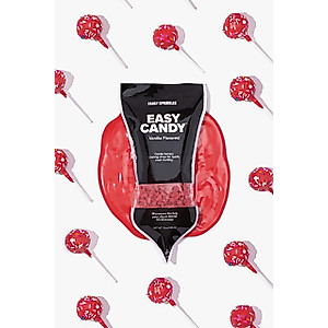 Fancy Sprinkles Begonia Red Easy Candy Melts for Baking, Melting Chocolate in Ready-to-Use Bag, for Dipping, Coating, and Drizzling 12 oz