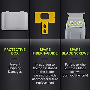 Blades for Andis T Outliner, G, GO, GTO, GTX, Headliner LS2, LS3 Blades Replacement, 2 Pack