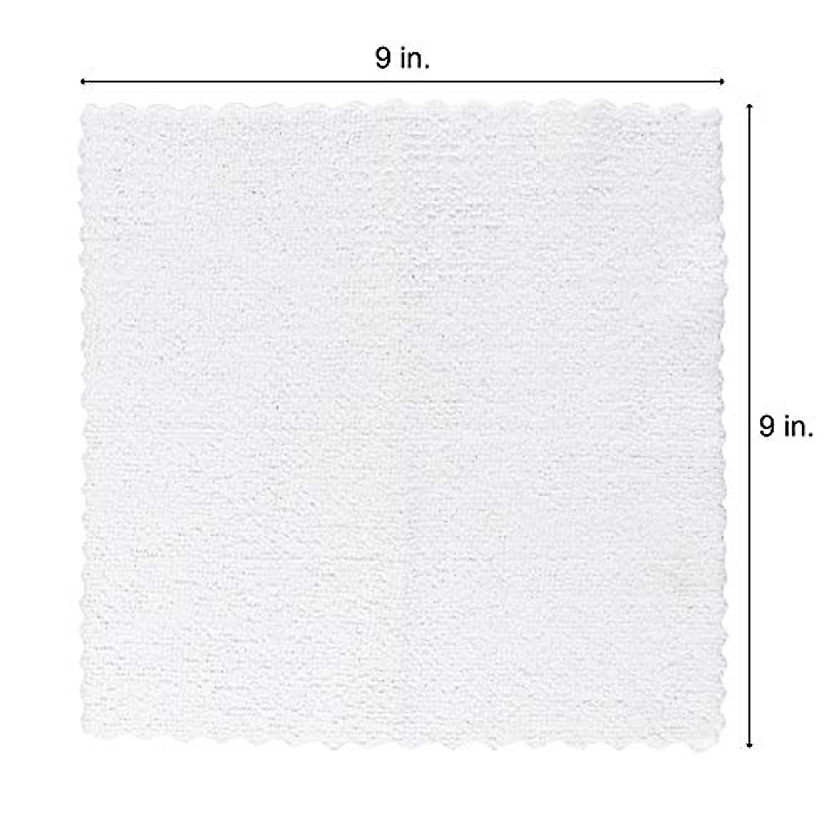 Arkwright Microfiber Makeup Remover Cloths - Reusable Makeup Towel in a Tissue Box Dispenser, 25 Facial Cleansing Towels for Bathroom, 9 x 9 in, White