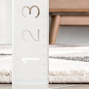 Well Woven Good Vibes Millie Blush Pink Modern Zigzag Stripes 5'3" x 7'3" 3D Texture Area Rug