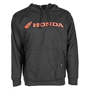 Factory Effex (15-88376) 'Honda' Horizontal Hooded Pull-over Sweatshirt (Black, XX-Large)
