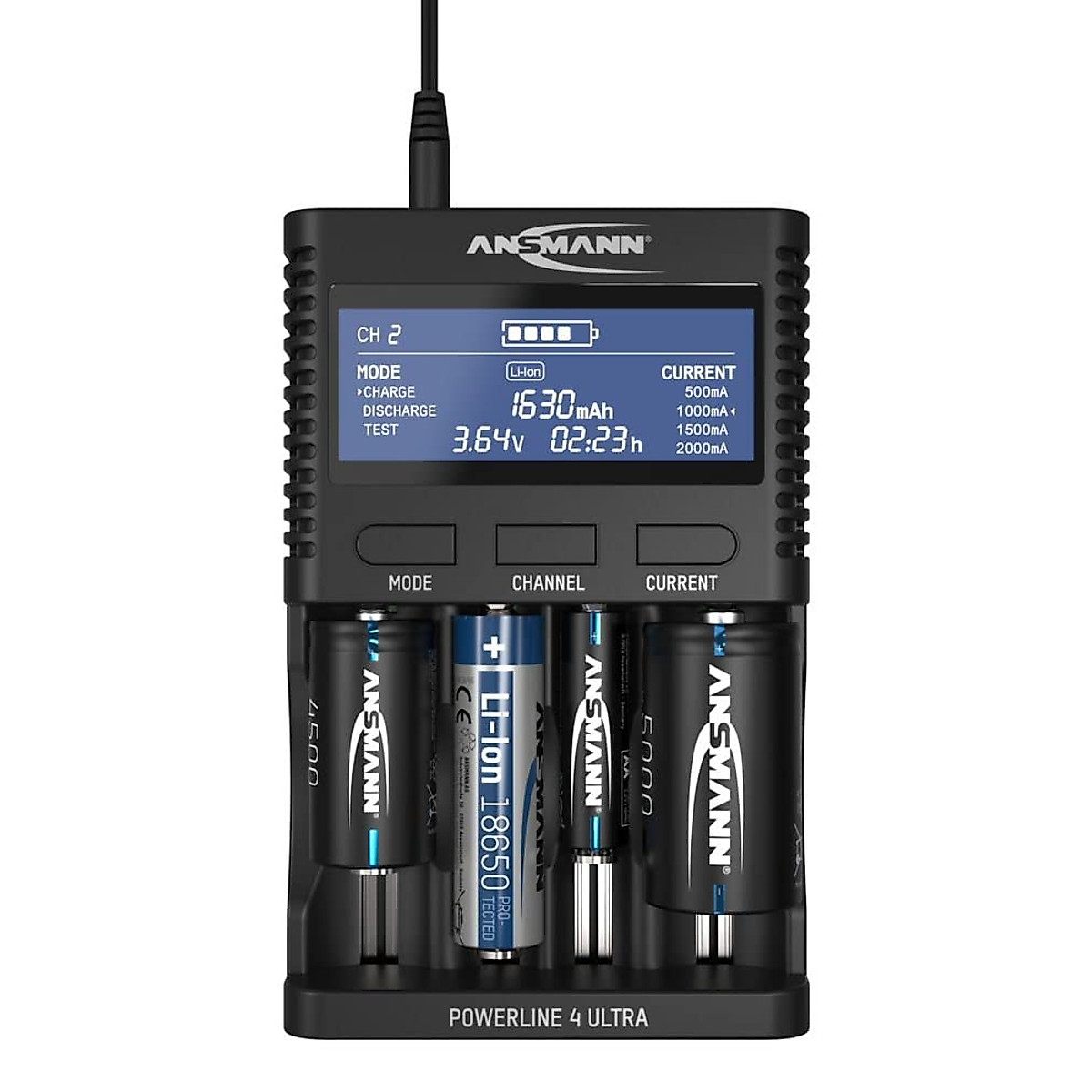 Ansmann Powerline 4 Ultra Battery Charger and Capacity Tester