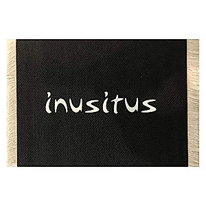 Carpet Coasters, Set of 4 Turkish Rug Style Table Drink mats, Absorbent Kitchen and Dining Accessories, Spill & drip Protection, Rectangular, red Black