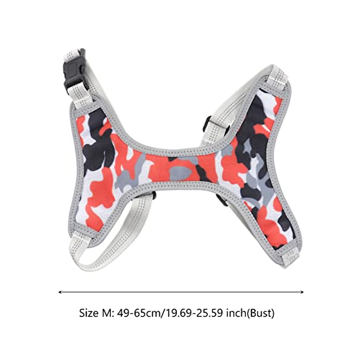 POPETPOP Reflective Vest Dog Harness - Reflective Breathable Soft Air Mesh Puppy No Pull Vest Harnesses - Escape Proof Pet Adjustable Harness for Small and Medium Dogs Small Dog Harness