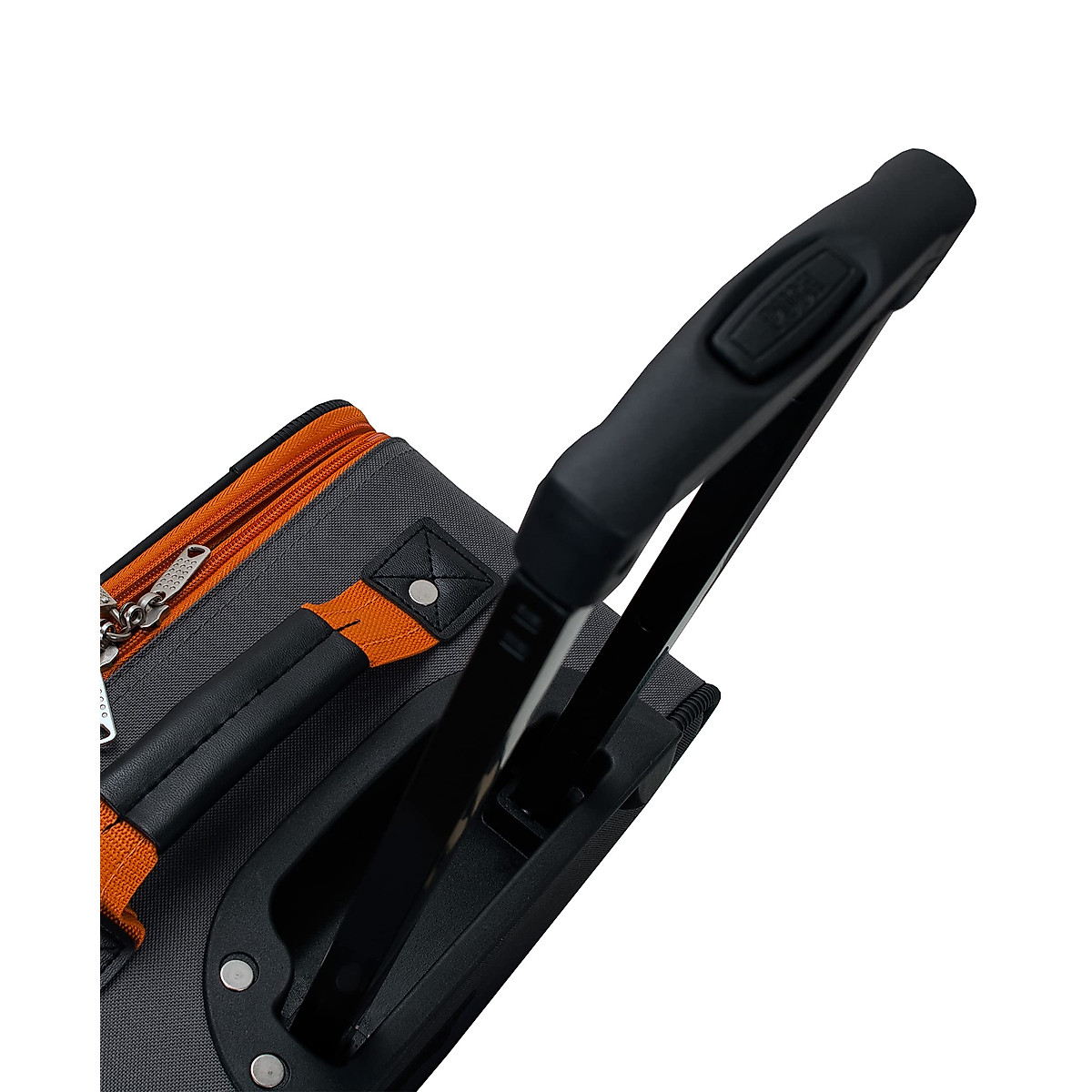 Rockland Journey Softside Upright Luggage Set, Charcoal, 4-Piece (14/19/24/28)