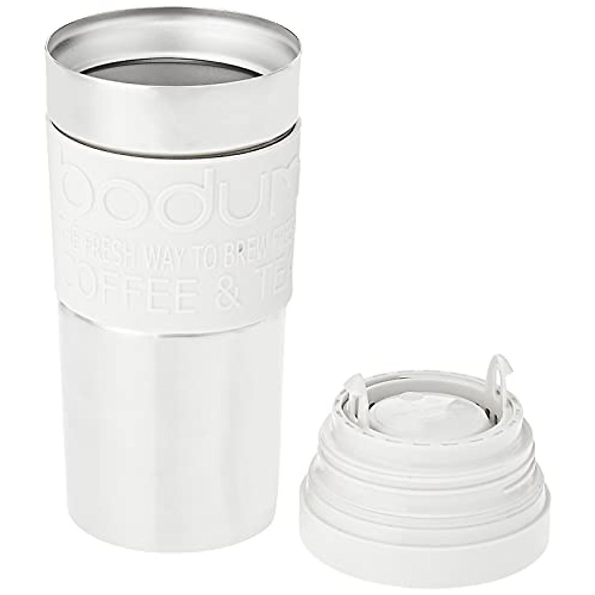 BODUM 11093-913 TRAVEL MUG Vacuum, 0.35 L - Small, White