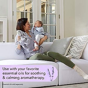 Vicks Filter-Free 3-in-1 SleepyTime Humidifier, Diffuser and Night-Light, Visible Ultrasonic Cool Mist Humidifier with Essential Oil Diffuser for Baby and Kids, White, Standard