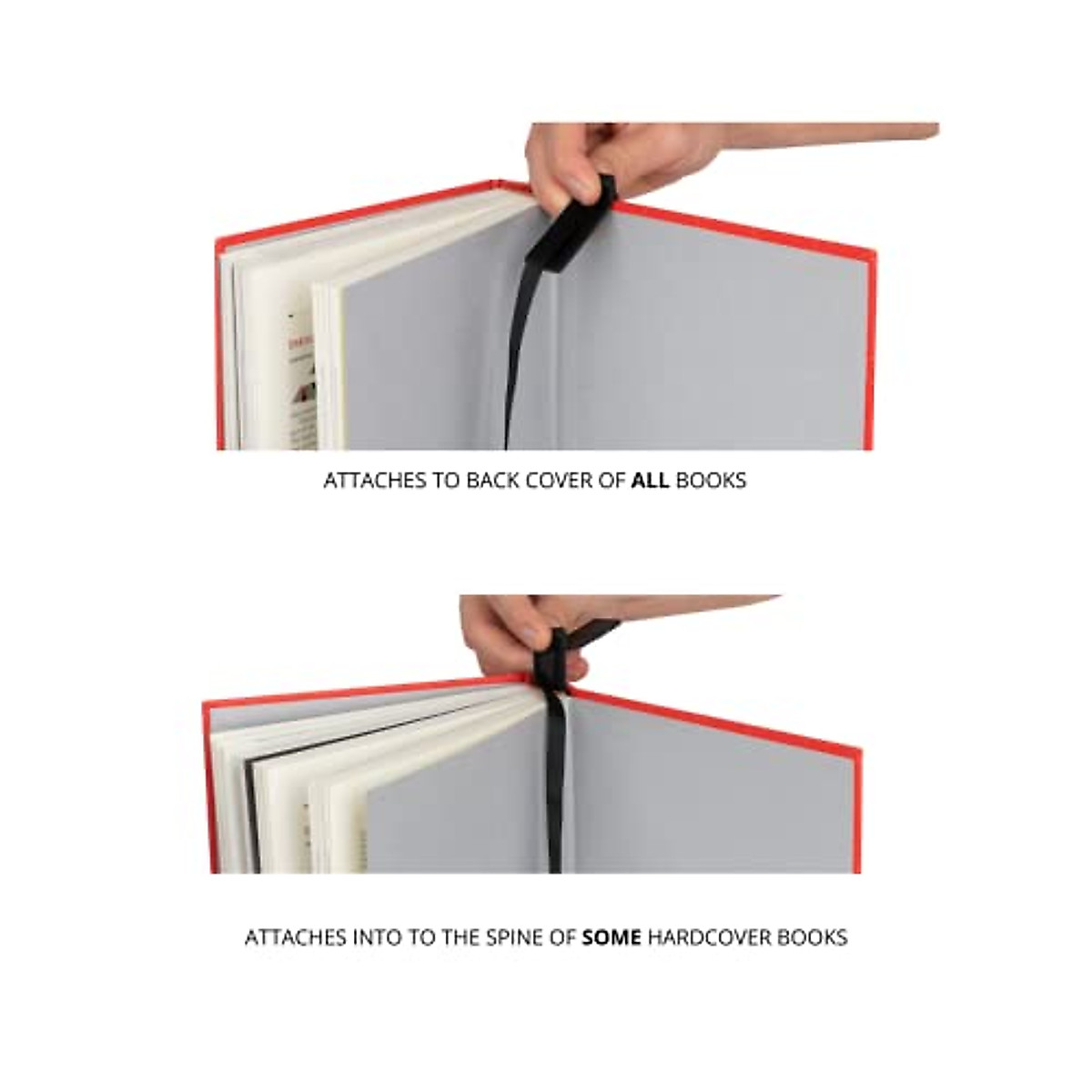 Superior Essentials Genuine Leather Magnetic Attachable Ribbon Bookmark-Great for Bibles-Magnetic Hold Clips into Book and Does not Need to be Moved