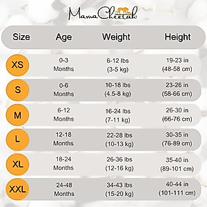 Mama Cheetah Baby Sleep Sack 0.5 TOG, Organic Cotton Baby Wearable Blanket with Two-Way Zipper, Swaddle Transition Baby Sleeping Bag for Newborn Infant Toddler Boy Girl, 6-12 Months