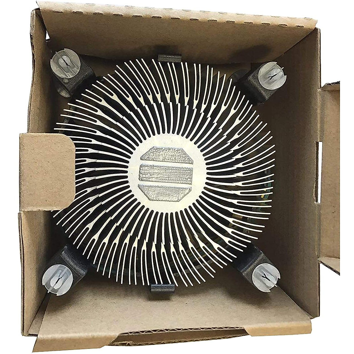Intel E97379-003 Core i3/i5/i7 Socket 1150/1155/1156 4-Pin Connector CPU Cooler with Aluminum Heatsink and 3.5-Inch Fan for Desktop PC Computer