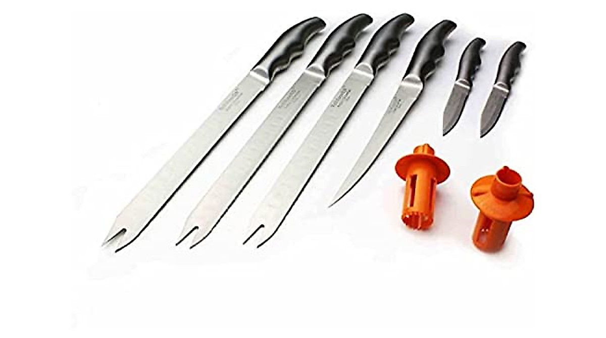 Forever Sharp Platinum 8 Pc Knives - Surgical Steel Set