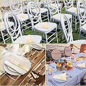 Unittype 100 Pcs Wedding Folding Fans for Guests Bamboo Folded Hand Fan Thank You Fan for Wedding Favors Vintage Silk Handheld Fans for Bridal Shower Decorations(White, Simple Style)