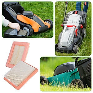 Ceukius 3 Pack 17211-Z8B-901 Air Filter for Honda GCV160LAO GCV190LA Engines, Fits Honda Harmony II HRR216 HRS216 HRN216 HRX217 Series Walk Behind Lawn Mower