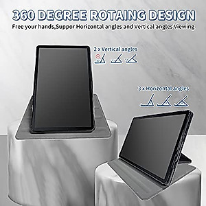 BFSEROBJ for Kindle Fire 7 Tablet Case 9th/7th Generation 2019/2017 Release 7 inch 360 Rotating Degree Stand Lightweight Protective Smart Cover with Auto Wake/Sleep - Bookshelf