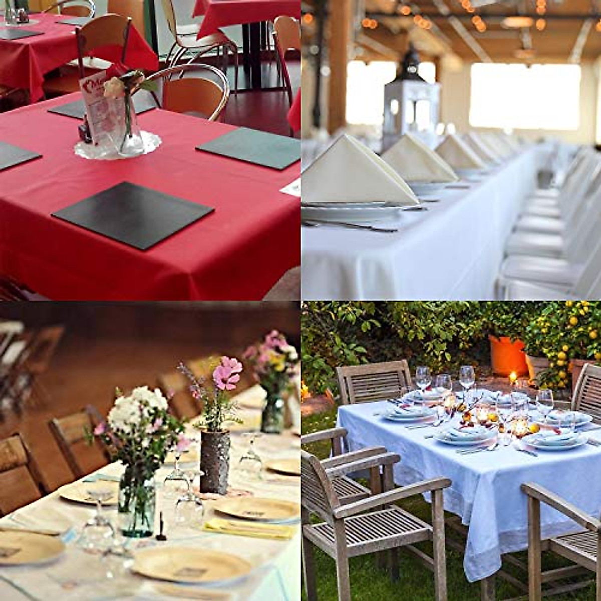 ProTensils 12 Large Tablecloth Clips, Picnic Table Clips, Outdoor Table Cover Clamps for 2.5" Thick Tables, Stainless Steel Holders | Durable, Windproof, Rust-Free