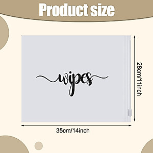 15 Pack Hospital Bags for Labor and Delivery 11 x 14 Inch Diaper Bag Organizing Pouches Resealable Maternity Hospital Bag (Black Letter)