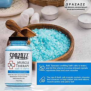 Spazazz SPZ-601 RX Therapy Crystals Container Bath Minerals, 19-Ounce, Muscular Therapy Hot N' Icy