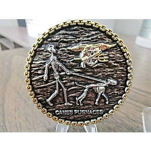 Navy Seal Team Six K9 Blue Squadron War Dogs Seals DEVGRU Challenge Coin