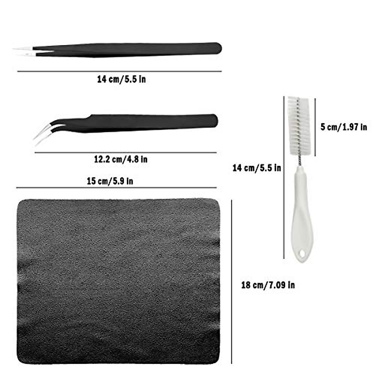 Computer Cleaning Kit, 19 in 1 Multi-Purpose Brushes Anti Static Brushes Clothes for Computer Printer Car Player Window