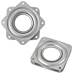 DMSTECH 2 Pack 3" Lazy Susan Turntable 200 LBS pounds Steel Ball Bearing Rotating Tray Strong Sturdy Table Cabinet Low Profile