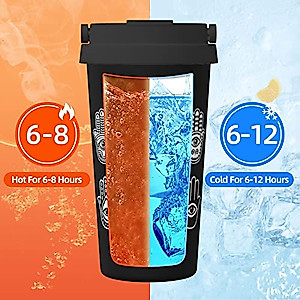 The Hamsa Hand Tumbler Cup Stainless Steel Portable Insulated Coffee Mug, For Home, Office, Coffee Shop