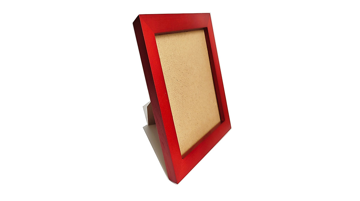 ZXT-parts Red 5x7 Picture Frame - Solid Wood Design