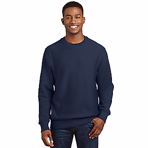 SPORT-TEK Super Heavyweight Crew Neck Sweatshirt F280, True Navy, Medium