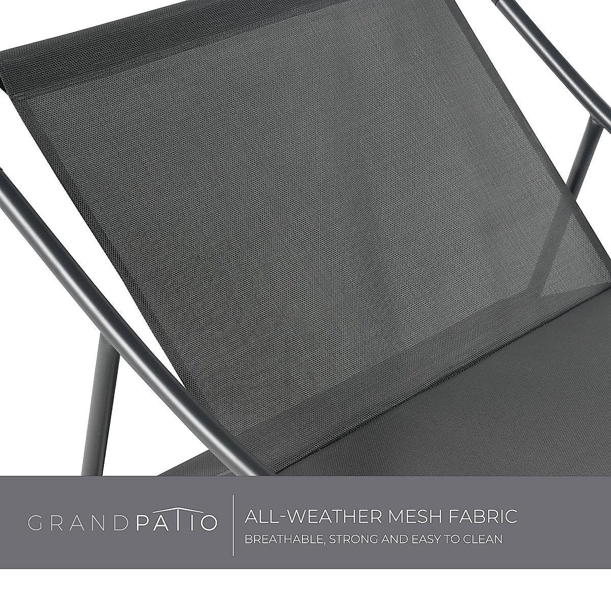 Grand patio Rocking Chair Indoor and Outdoor, Metal Patio Lounge Rocking Chair with Thick Cushion, Comfy Modern Rocker for Living Room Porch Backyard