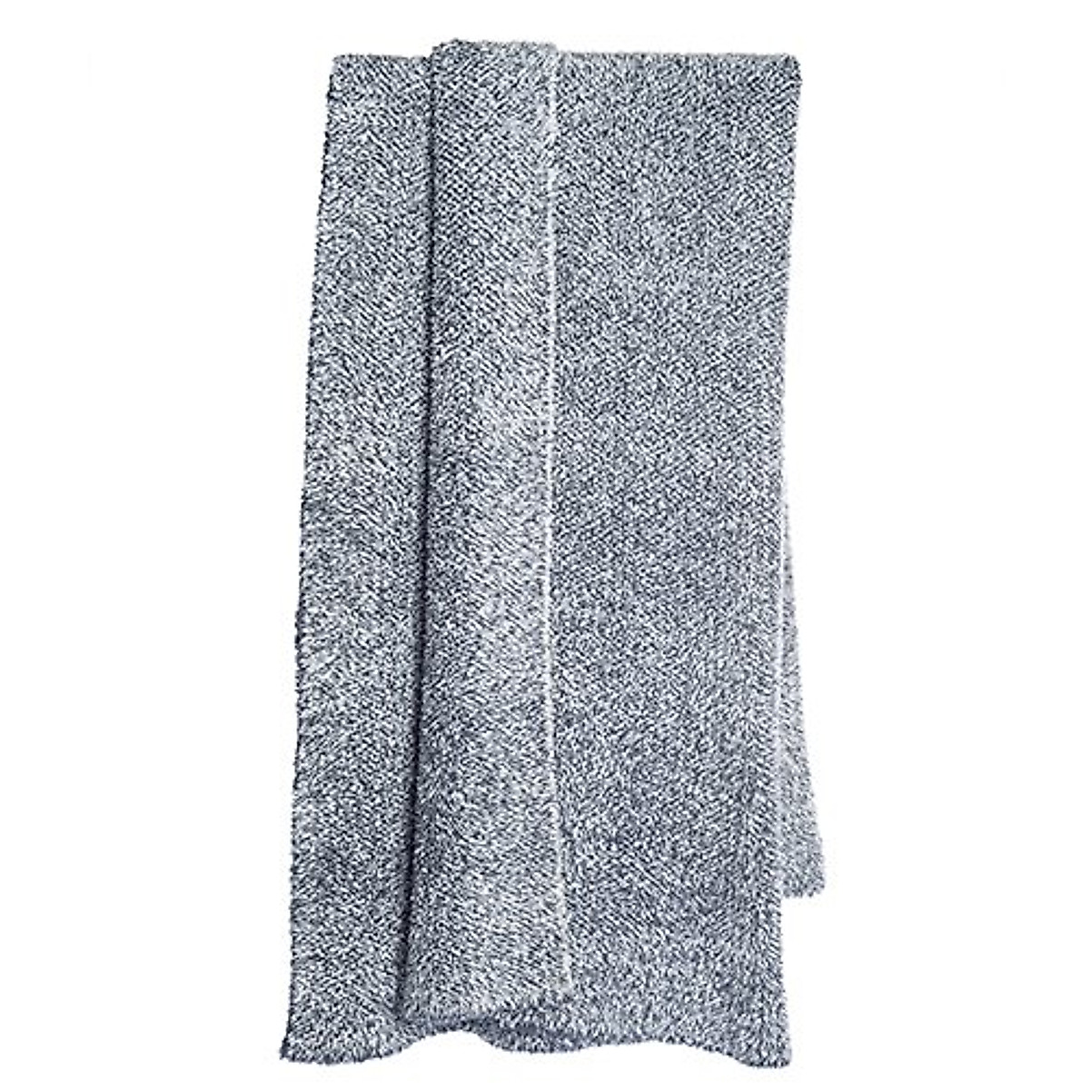 Barefoot Dreams CozyChic® Heathered Throw Slate Blue/White One Size