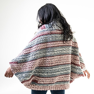 Lion Brand Yarn Wool Ease Fair Isle Yarn, 1 Pack, Charcoal/Medium Grey