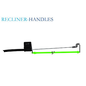 FR Car Door Flapper Style Recliner Release Handle Long Exposed Wire End, Compatible with Ashley Recliners