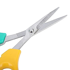 Gardening Shears, Curved Blade Grape Pruning Shears Stainless Steel Bonsai Shears Fruit Branch Picking Scissors